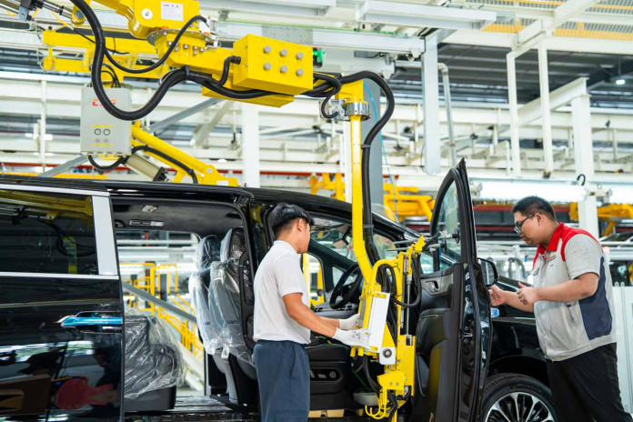 First CKD GWM Wey G9 rolls off EPMB assembly line - early 2026 launch ...