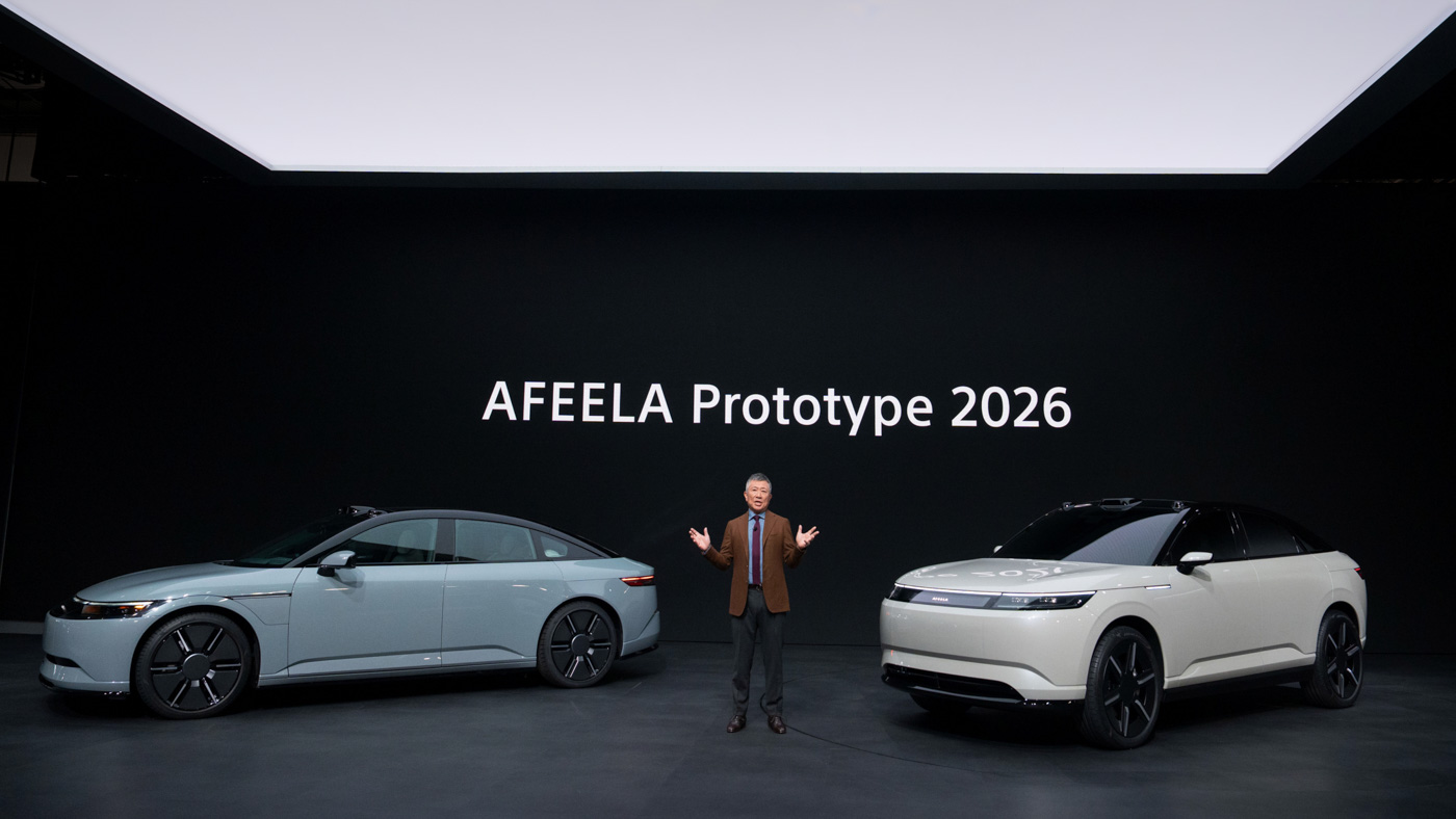 Sony and Honda's first Afeela SUV prototype looks like just a taller ...